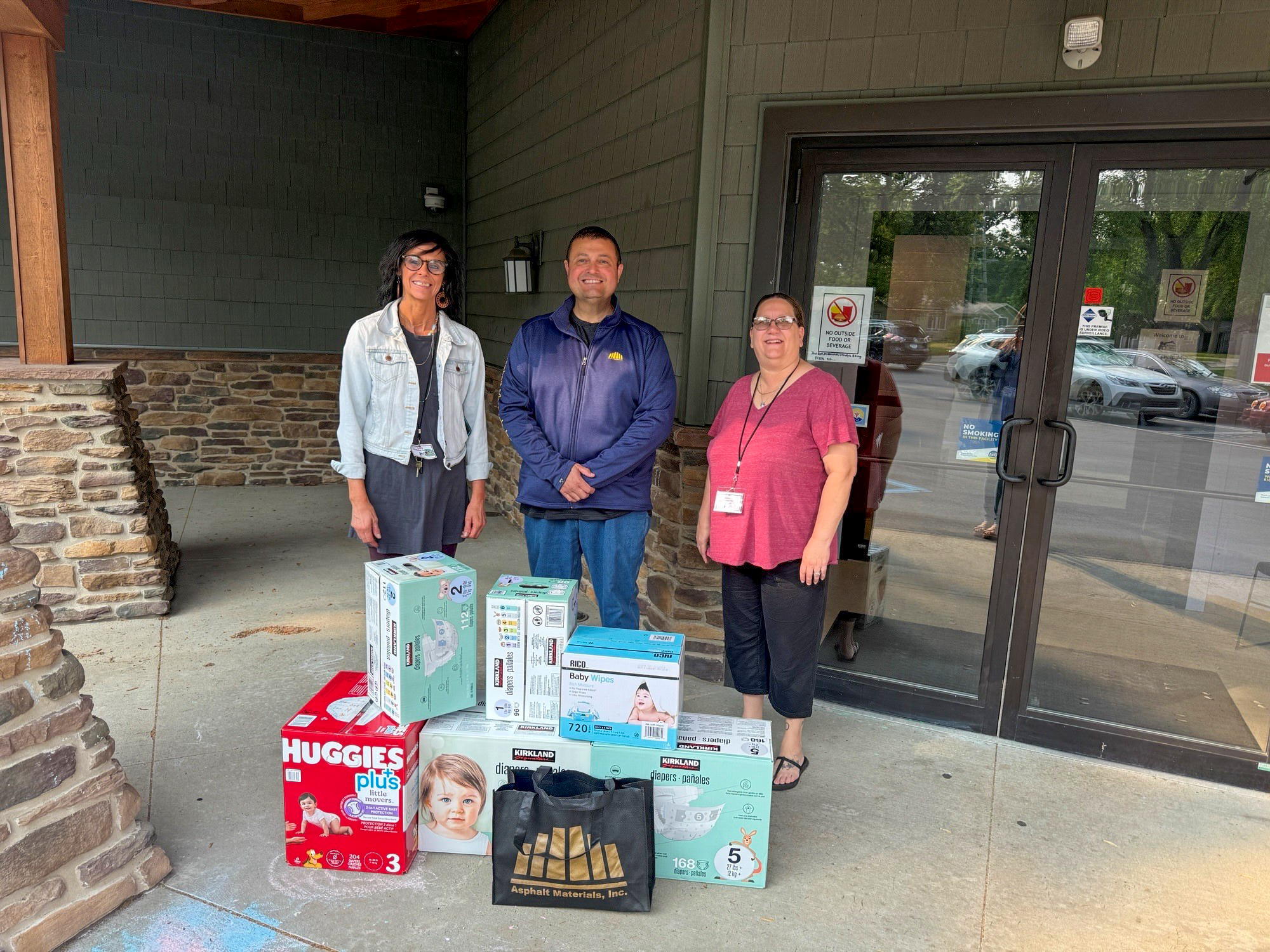Building our Communities with Company-Wide Diaper Drive - Asphalt ...